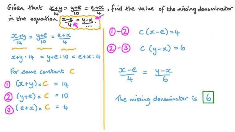 Lesson: Proportions | Nagwa