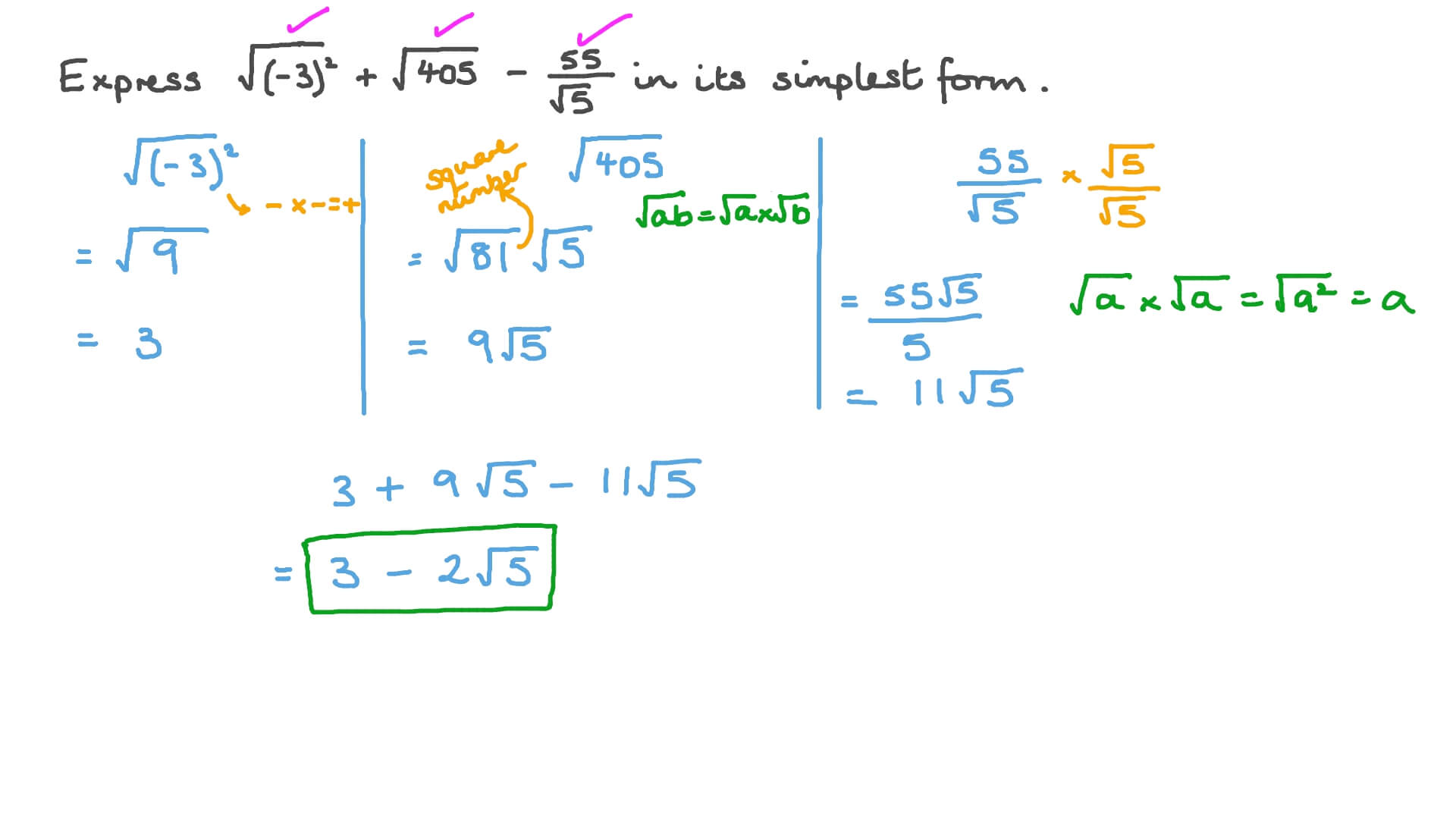 Question Video Simplifying Numerical Expressions Using The Properties