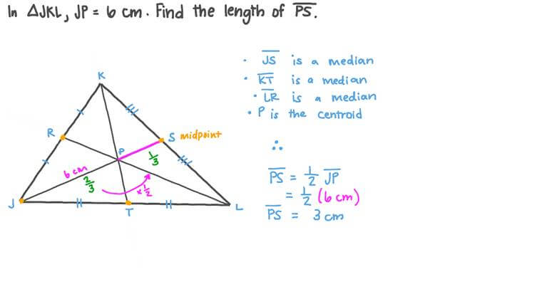 Lesson: Medians of Triangles | Nagwa