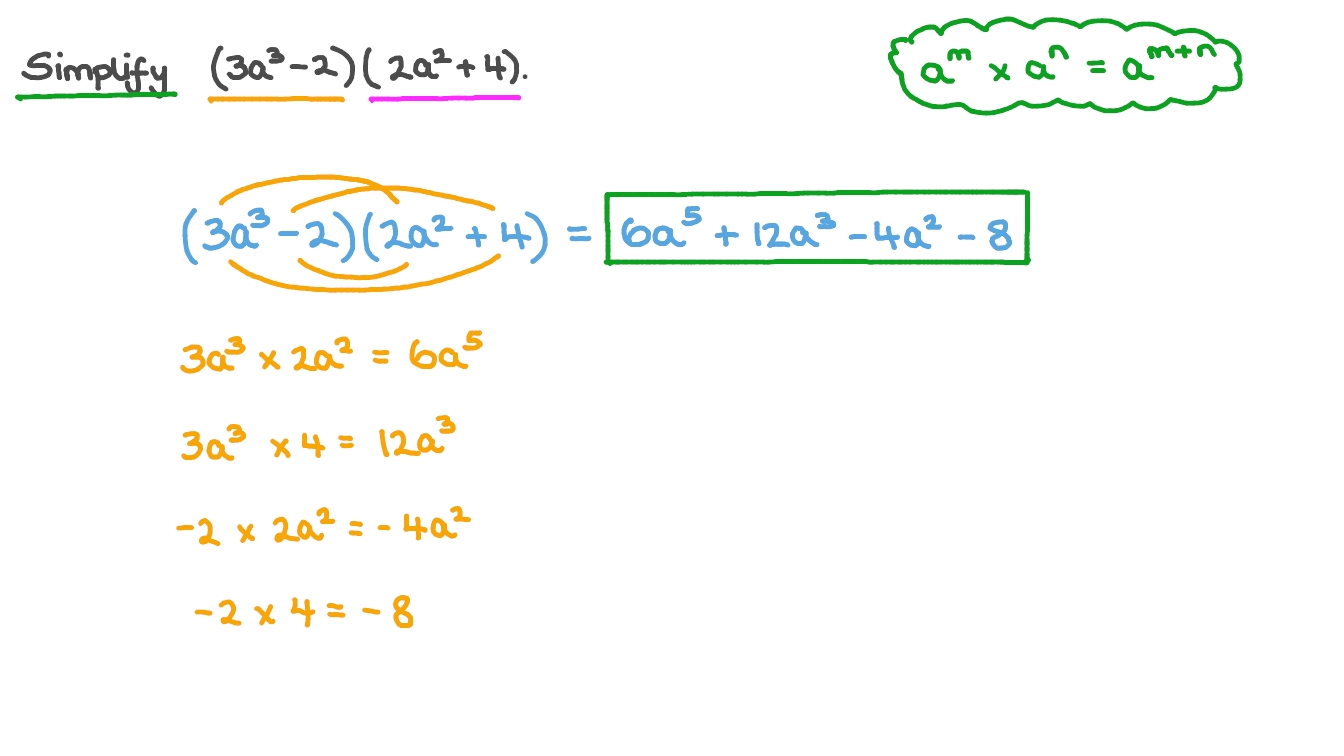 ion Video Expanding And Simplifying Algebraic Expressions Nagwa