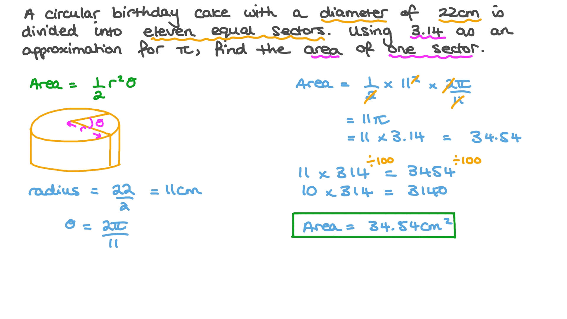 Question Video: Finding the Areas of Circles in a Real-World Context ...