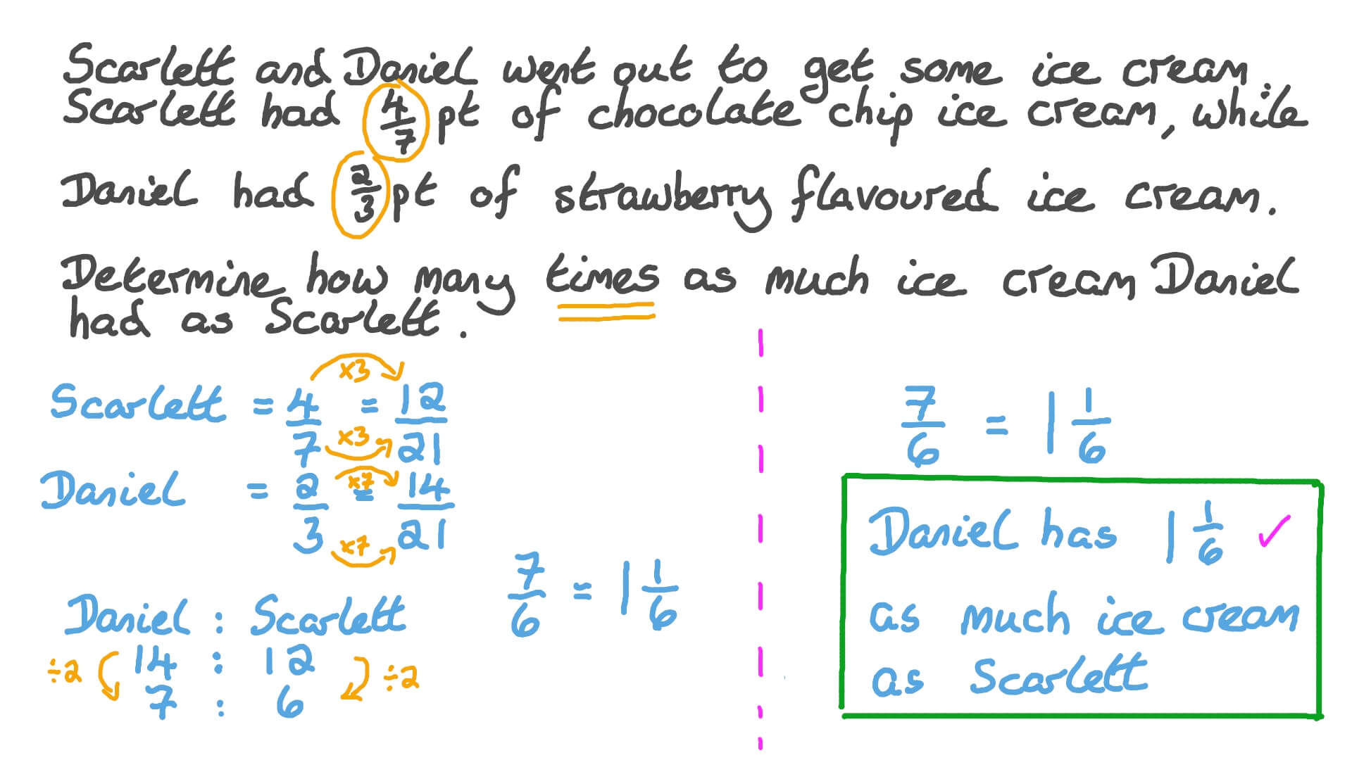 Question Video: Solving Word Problems Involving the Multiplicative ...