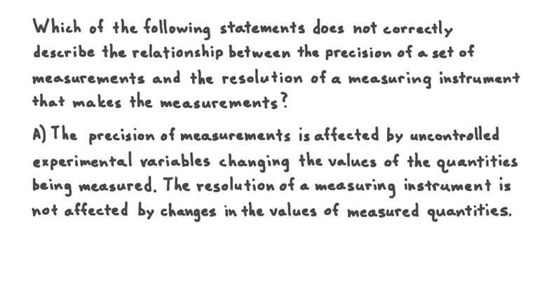 Lesson: Measurement Accuracy and Precision | Nagwa