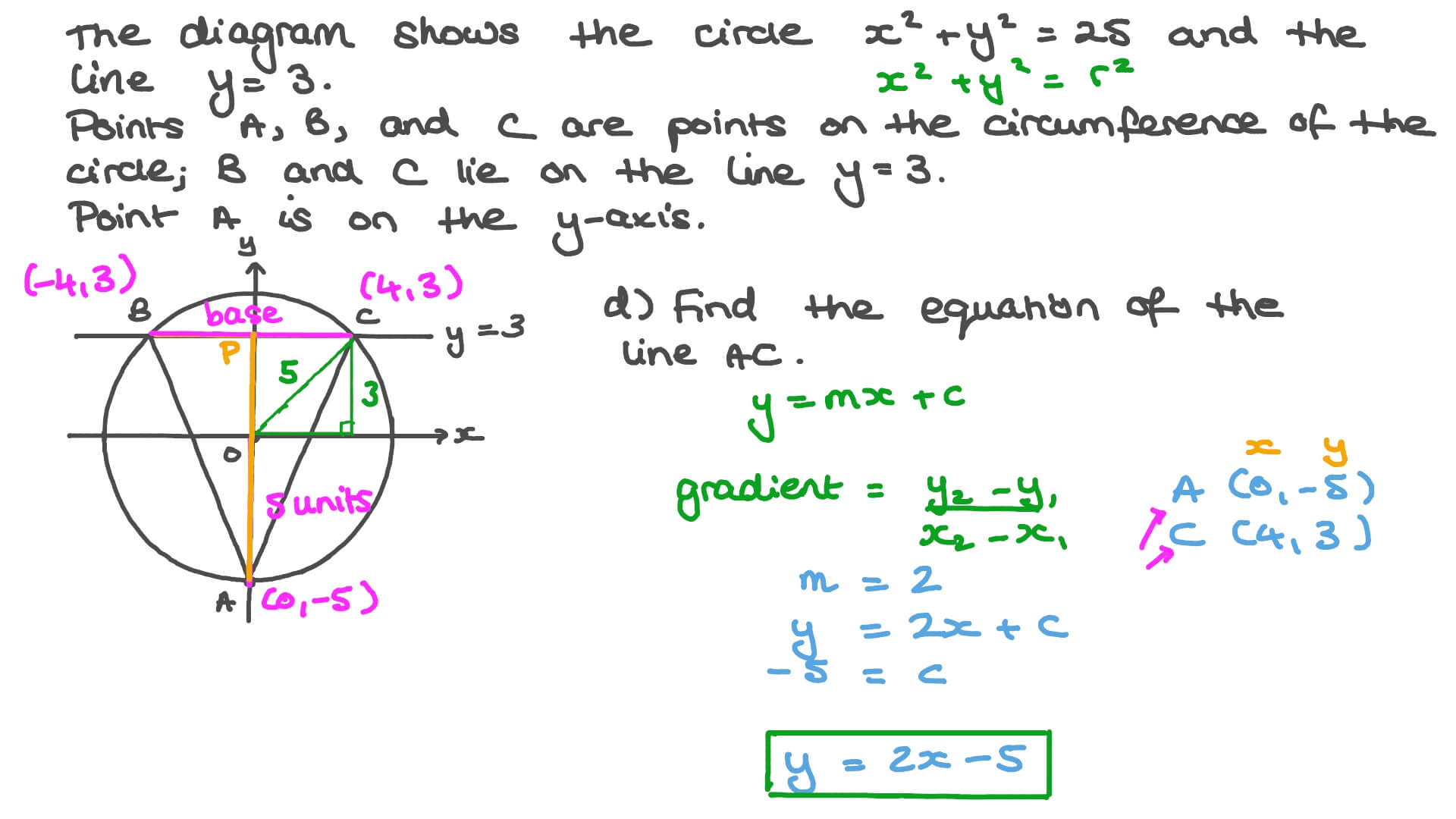 Video: Solving Geometric Problems Involving Three Coordinates on the ...