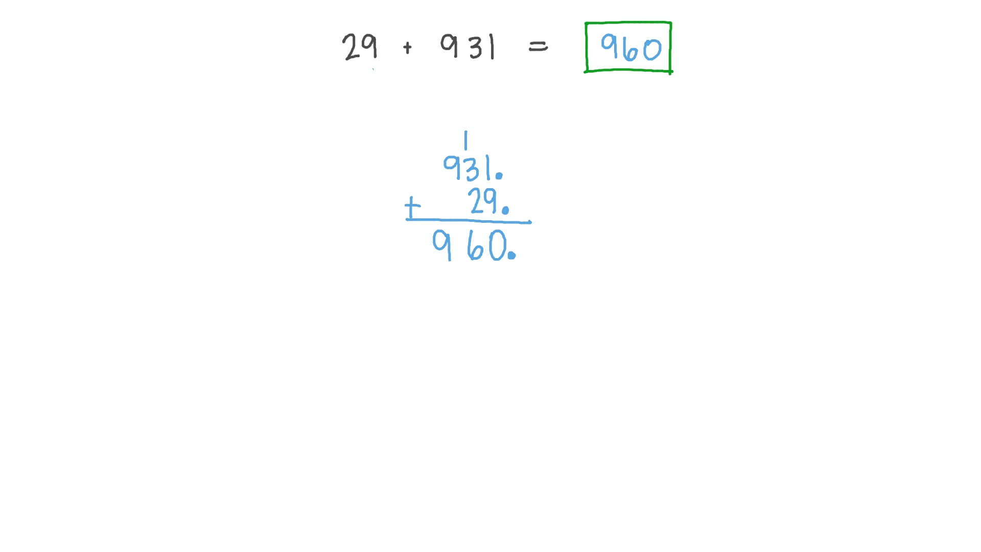 Question Video: Adding Numbers up to 999 | Nagwa
