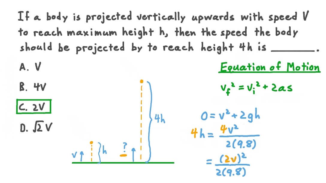 Question Video Recognizing The Relation Between The Height And The
