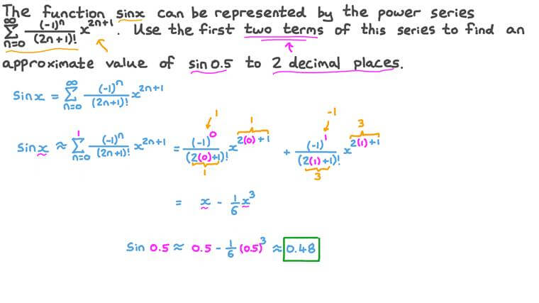 Lesson: Maclaurin and Taylor Series of Common Functions | Nagwa