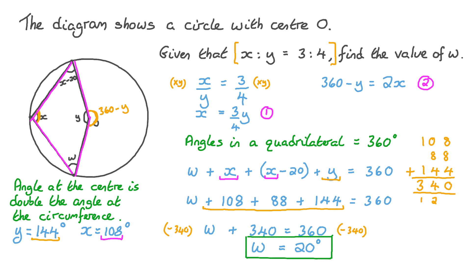 Video: AQA GCSE Mathematics Higher Tier Pack 3 • Paper 1 • Question 19 ...
