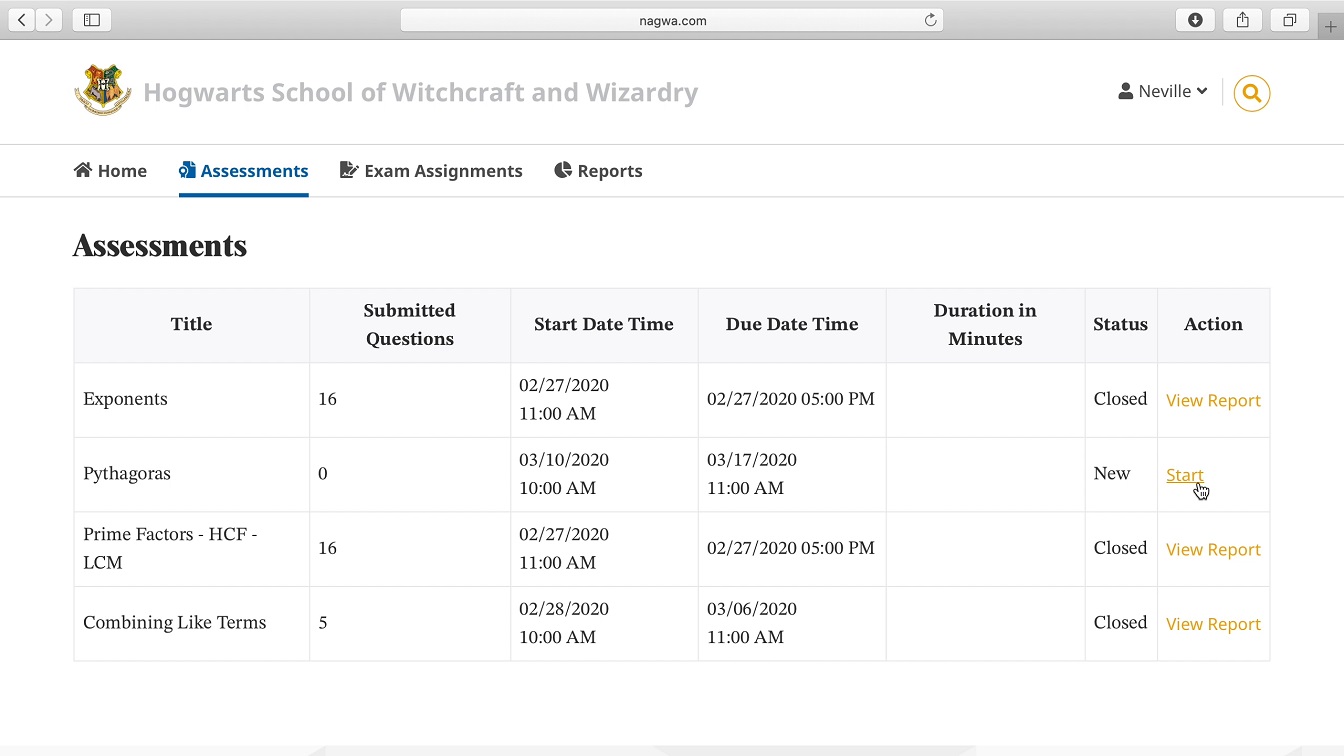 Video: Completing an Assessment | Nagwa