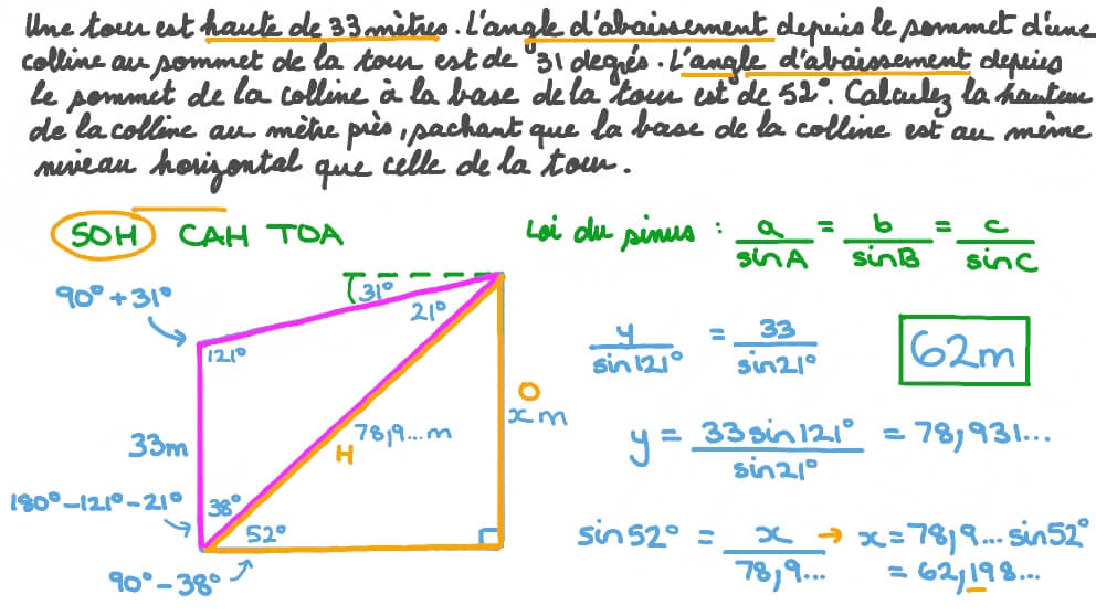 Question Video: Résoudre des problèmes impliquant des angles d ...