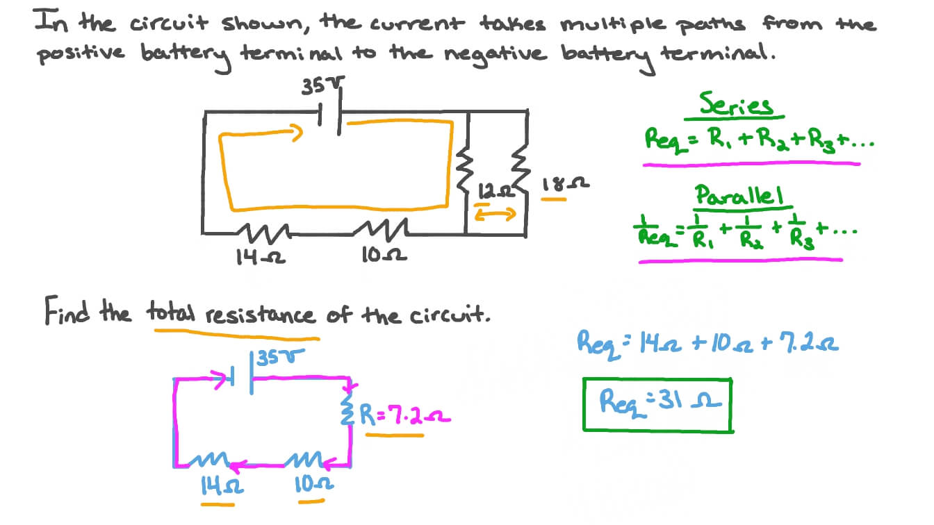 How To Calculate Resistance In A Series Parallel Circuit Wiring Diagram