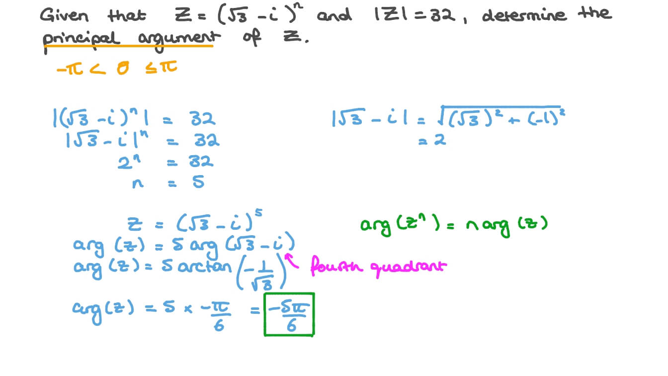 Encantador Soportar Pu etazo Casamentero Encommium Observar How To Calculate The Argument Of A 