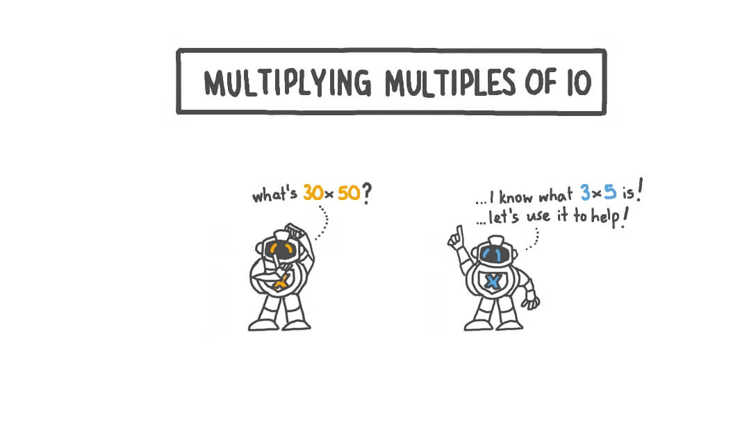 Lesson Video Multiplying Multiples Of 10 Nagwa