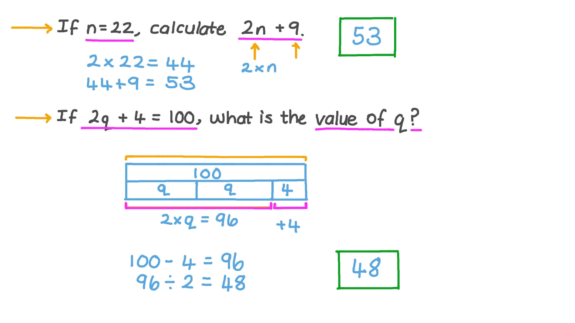 Video: KS2-M16 • Paper 2 • Question 12 | Nagwa
