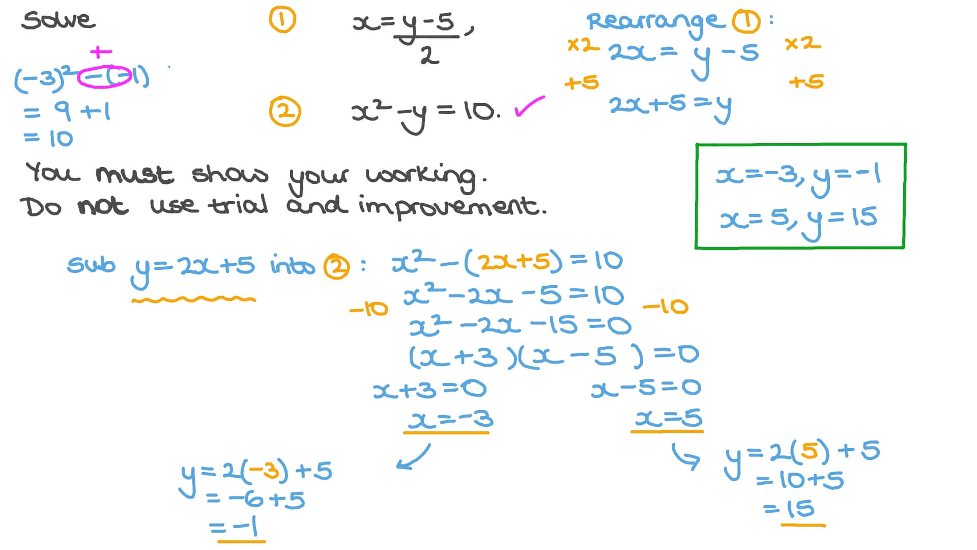 Video: AQA GCSE Mathematics Higher Tier Pack 4 • Paper 1 • Question 28 ...