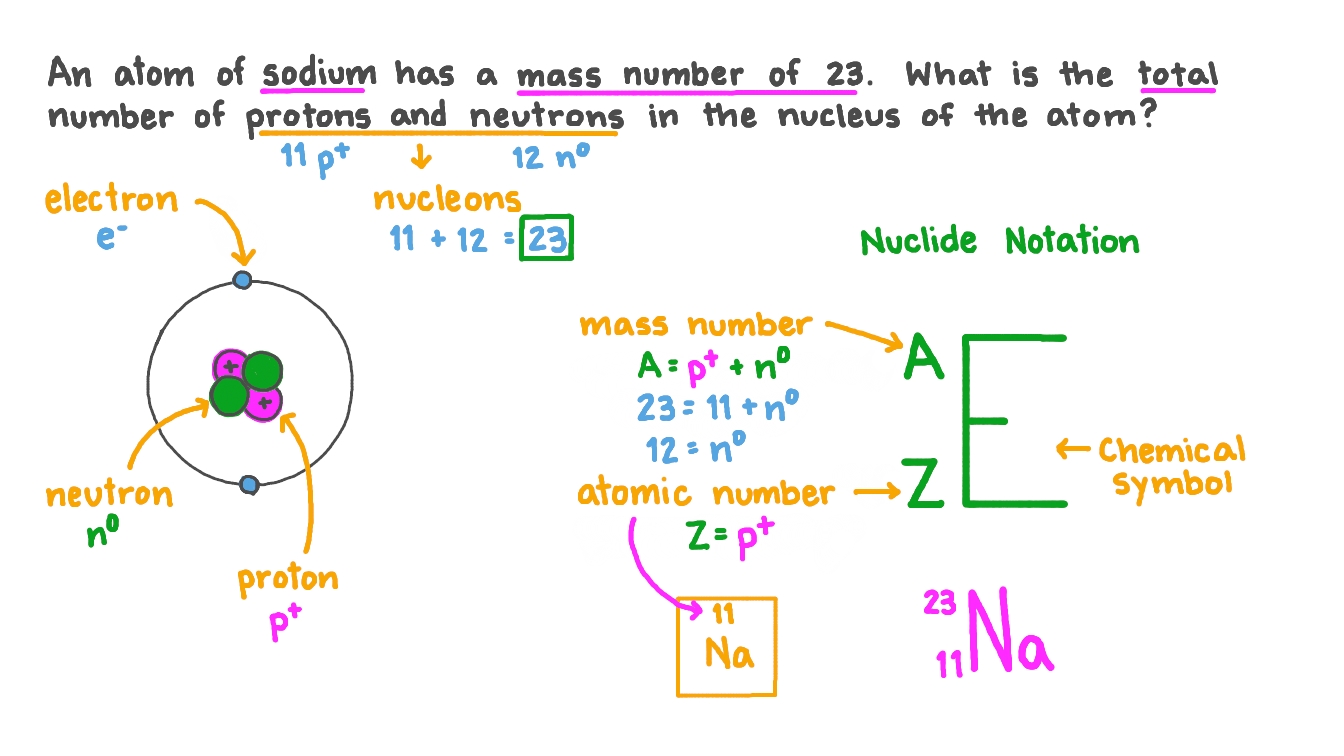 ion Video Determining The Number Of Nucleons In An Atom Of Sodium 