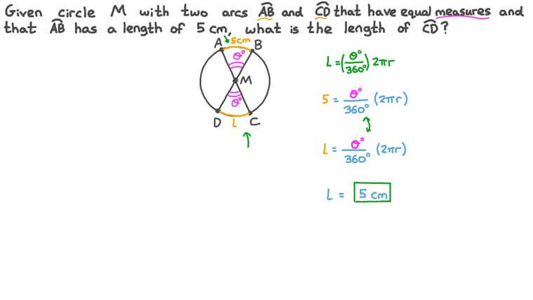 Lesson: Central Angles and Arcs | Nagwa