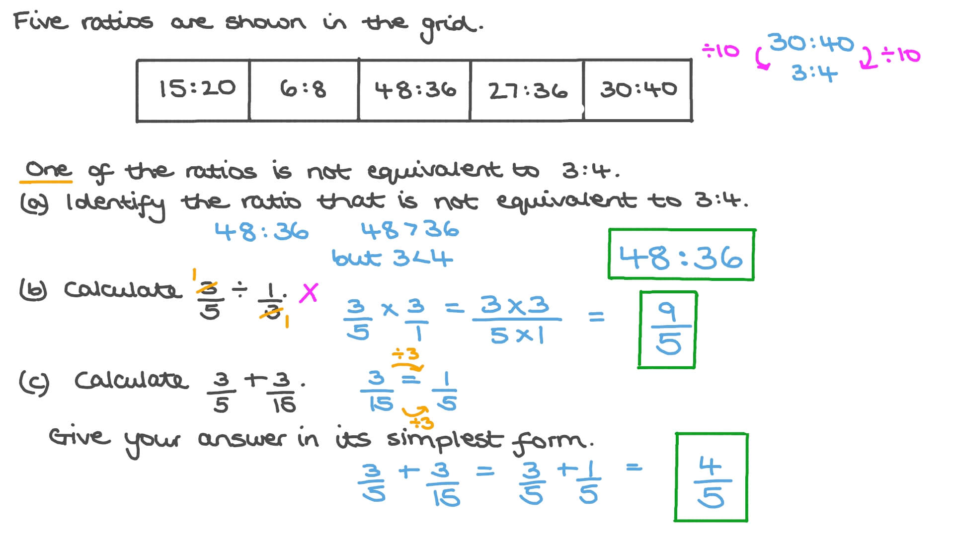 Video: GCSE Mathematics Foundation Tier Pack 3 • Paper 1 • Question 16 ...
