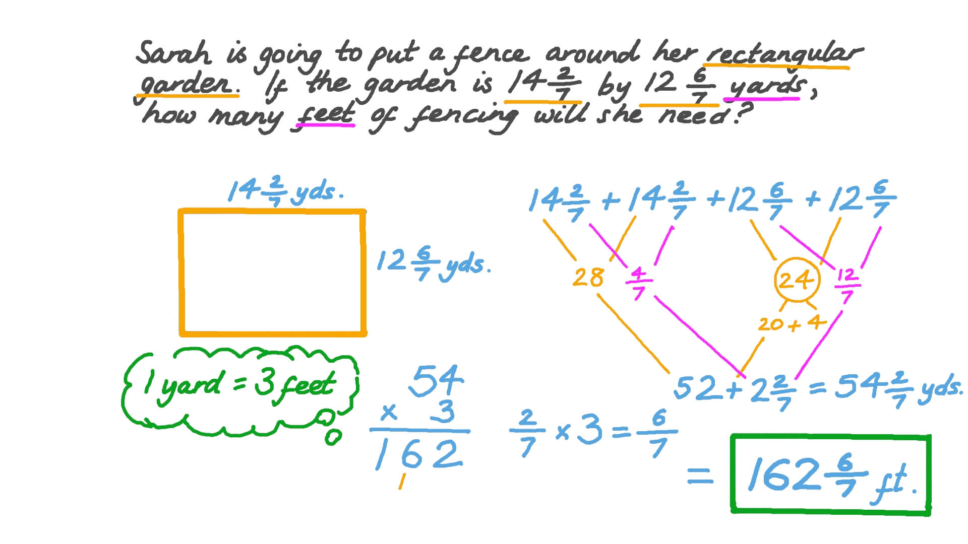 Question Video: Solving Word Problems by Finding the Perimeter of a ...