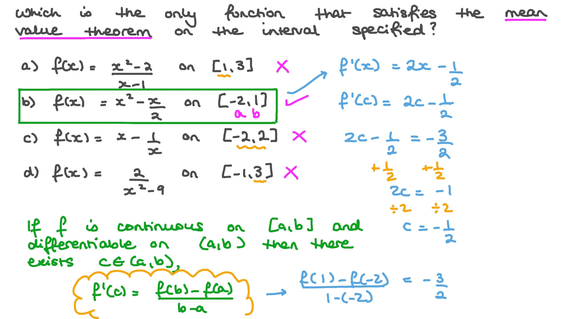 Video: Applications of the Mean Value Theorem | Nagwa