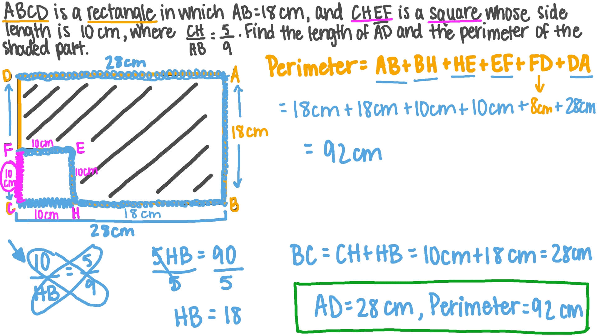 Question Video Finding Missing Side Lengths In A Composite Figure question-video-finding-missing-side-lengths-in-a-composite-figure