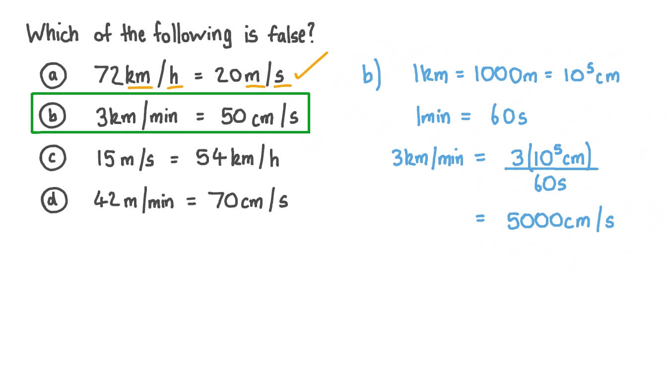 Question Video Quantities And Units In Mechanics Nagwa