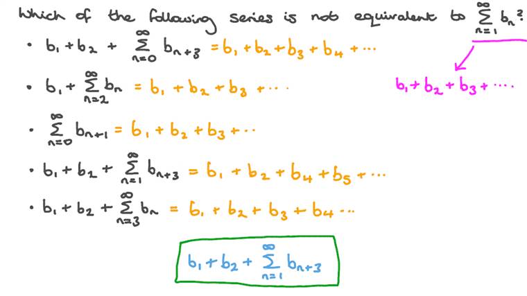 Lesson: Infinite Series | Nagwa