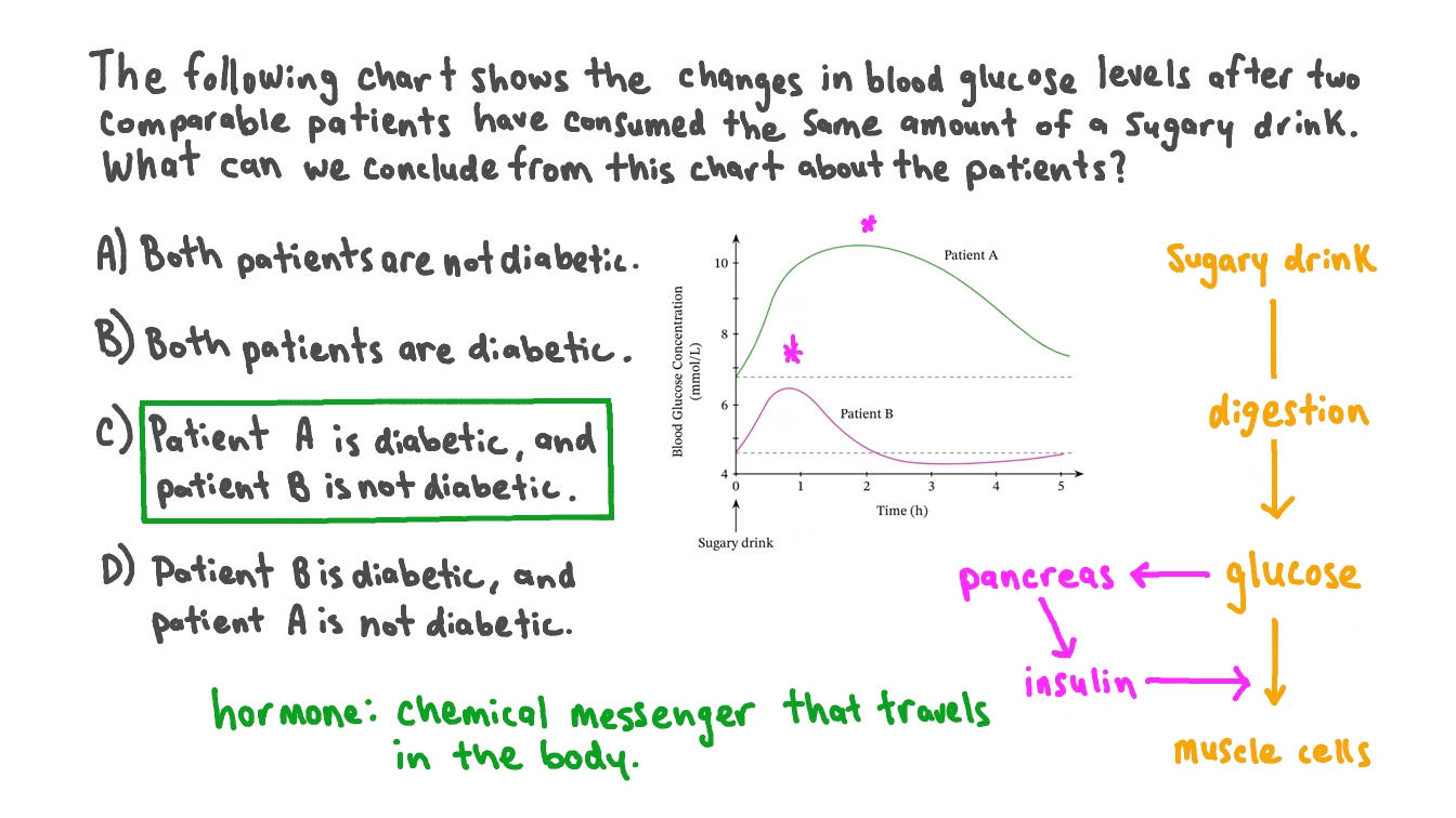 Question Video Interpreting A Graph To Determine Which Patient Is