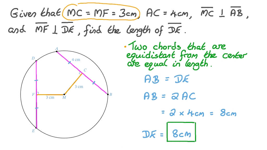 ion Video Finding A Missing Length Using Equidistant Chords From