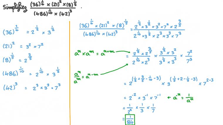 Leçon : Simplifier des expressions exponentielles comportant des ...