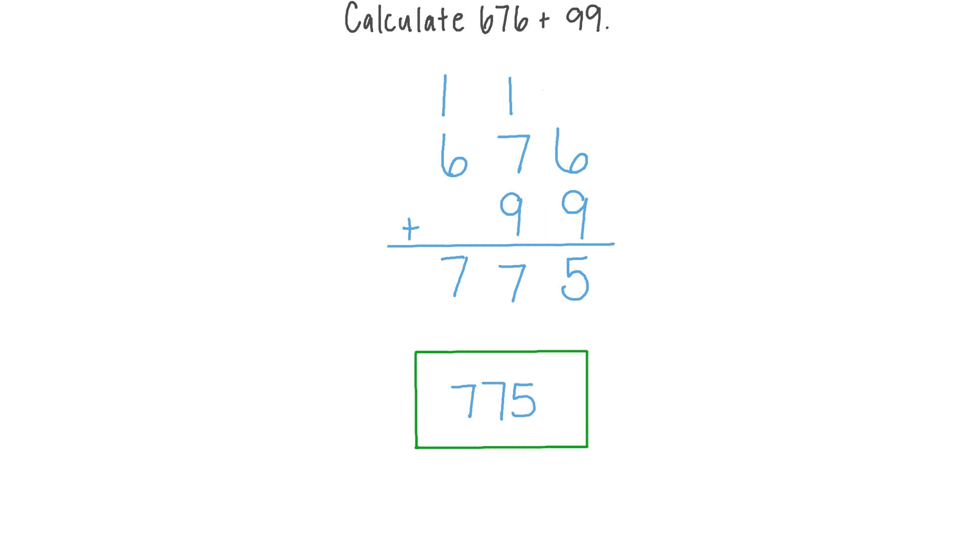 Question Video: Adding Three-Digit Numbers to Two-Digit Numbers | Nagwa