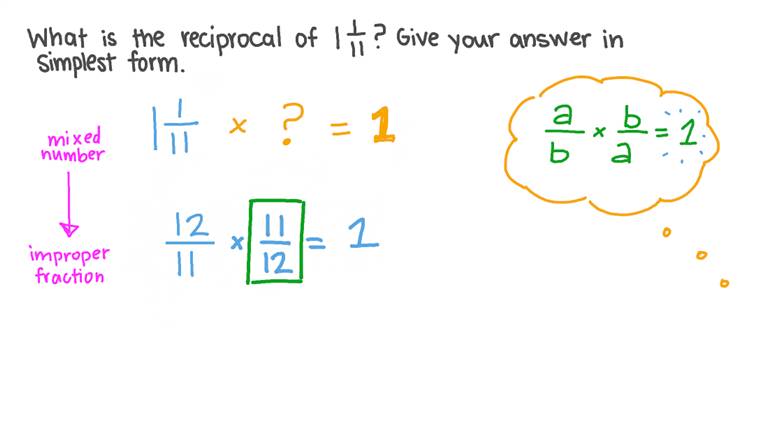 Lesson: Reciprocals | Nagwa