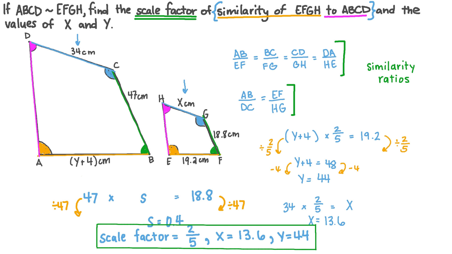 Finding Scale Factor Worksheet