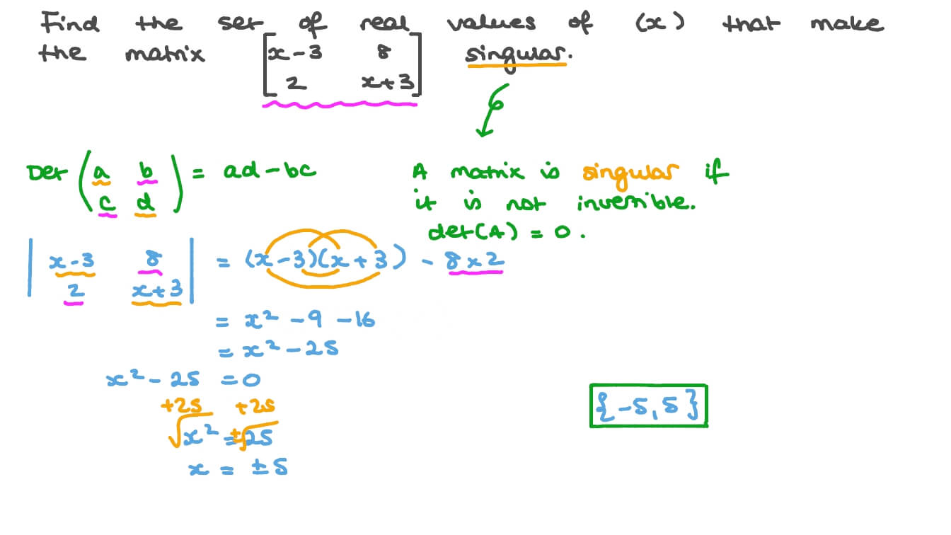 Singular Matrix Tecnobinger