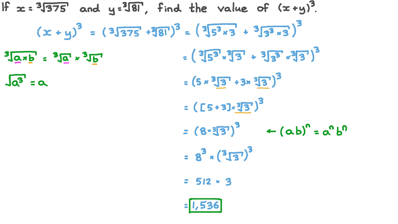 ion Video Evaluating Numerical Expressions Involving Cubes And
