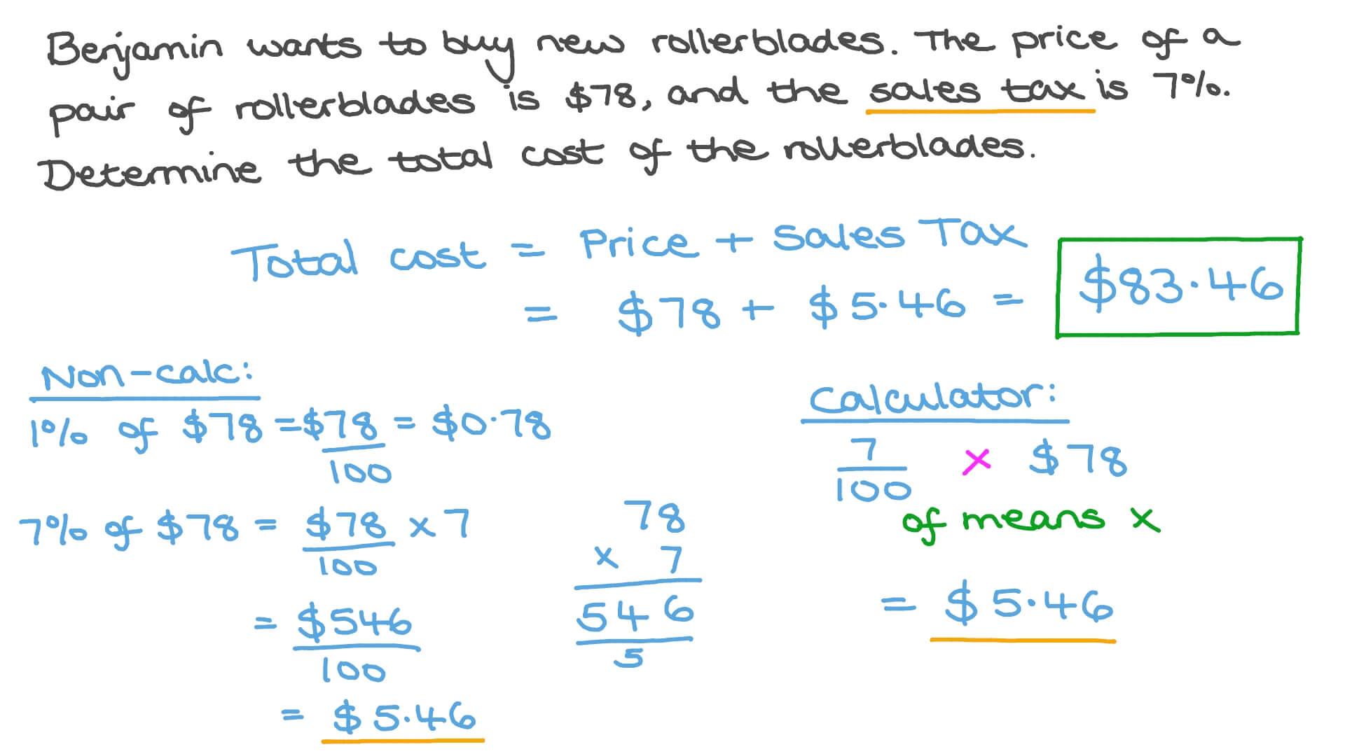 Question Video: Solving Word Problems Involving Percentages | Nagwa