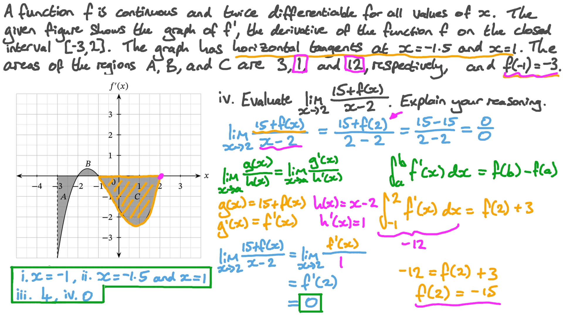 Video: AP Calculus AB Exam 1 • Section II • Part B • Question 3 | Nagwa