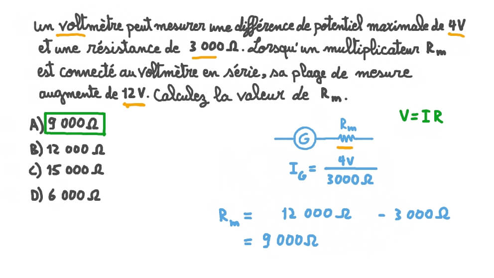 Question Video: Calculer la valeur d’un multiplicateur | Nagwa
