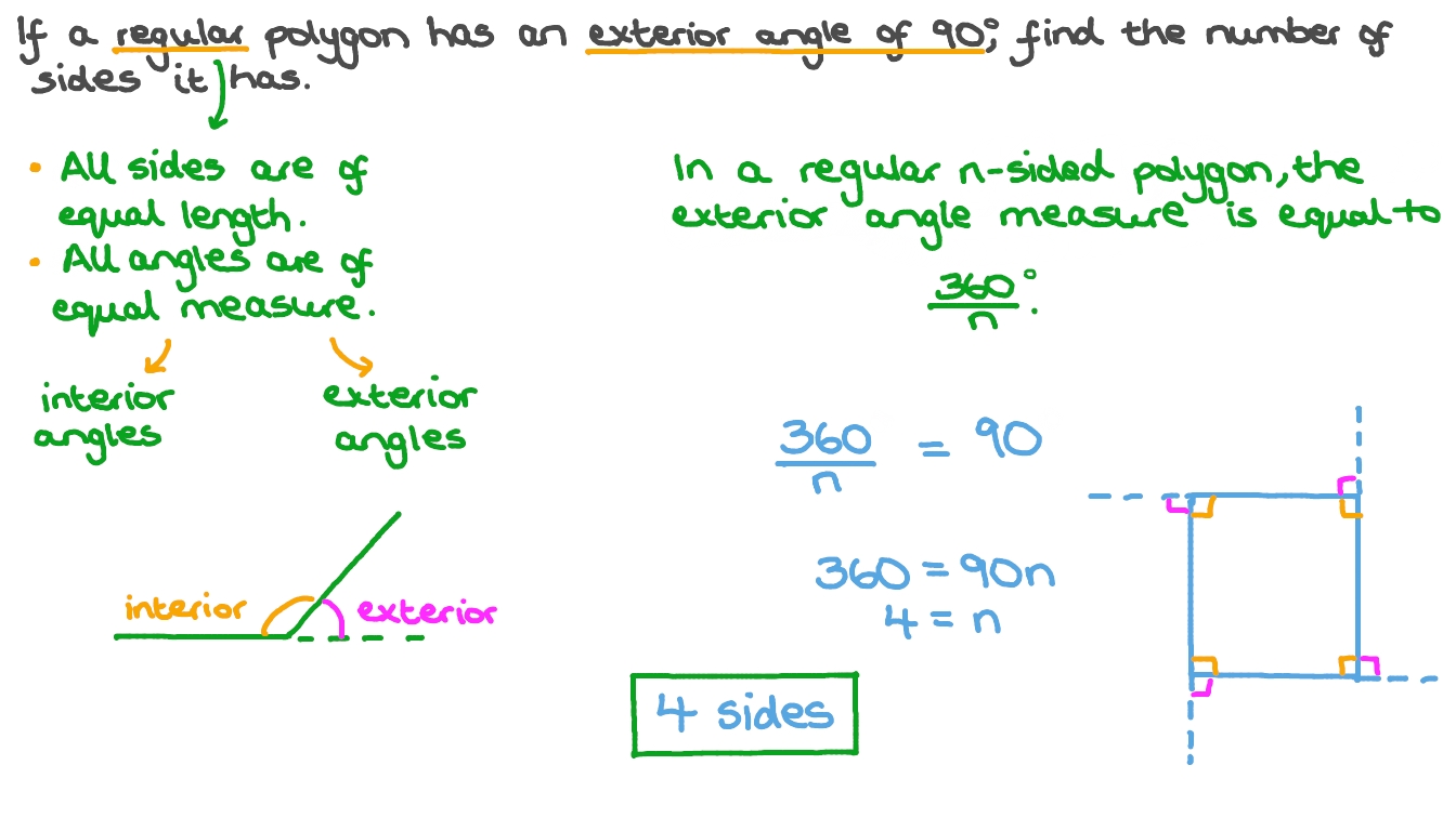 ion Video Finding The Number Of Sides Of A Regular Polygon Given 