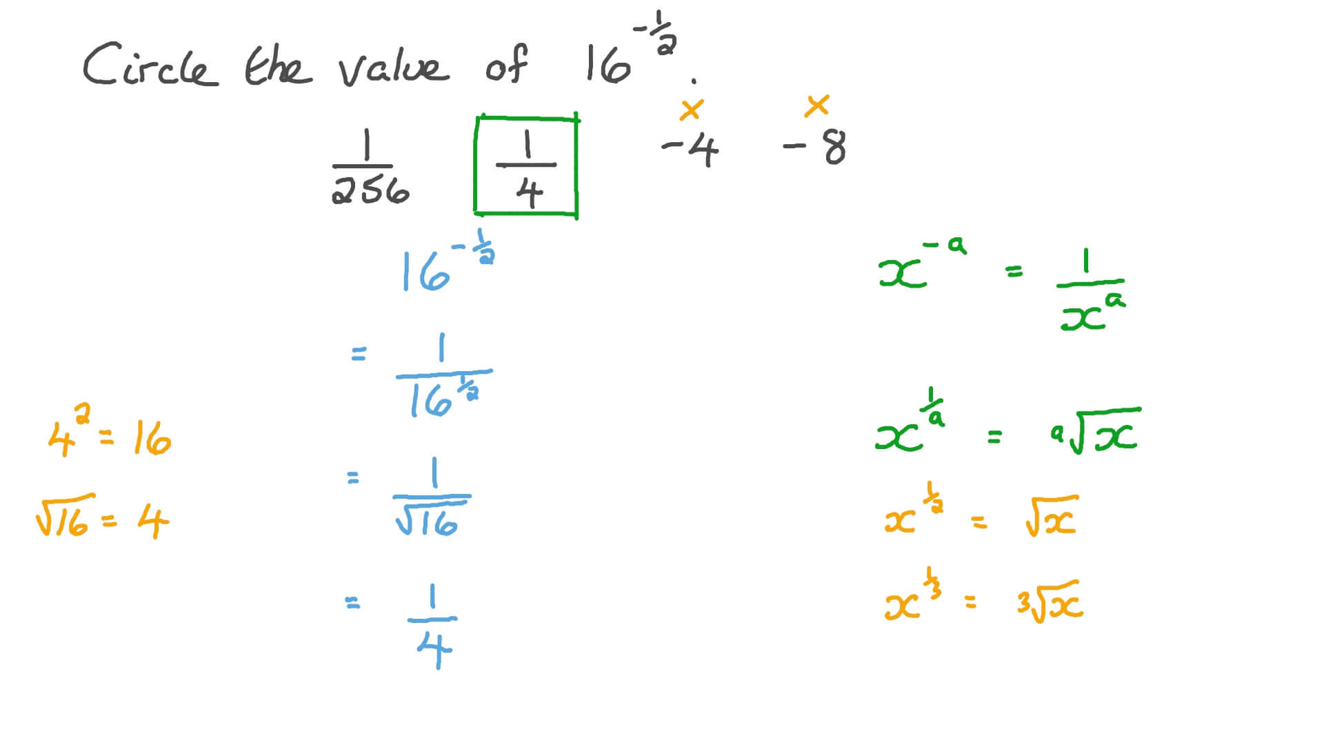 Video: AQA GCSE Mathematics Higher Tier Pack 3 • Paper 1 • Question 20 ...