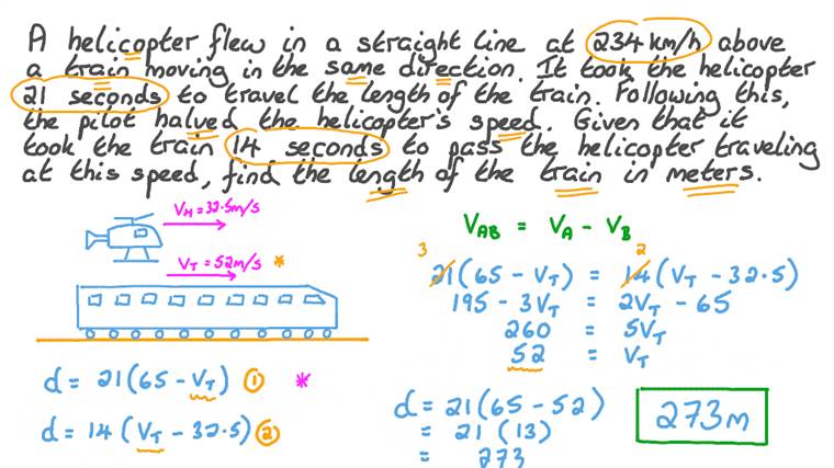 Lesson: Relative Velocity | Nagwa