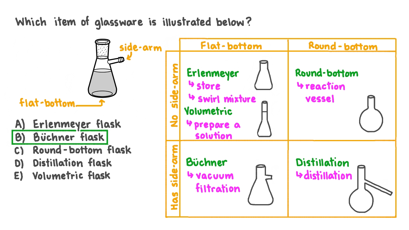 ion Video Identifying A Type Of Flask By Its Shape Nagwa