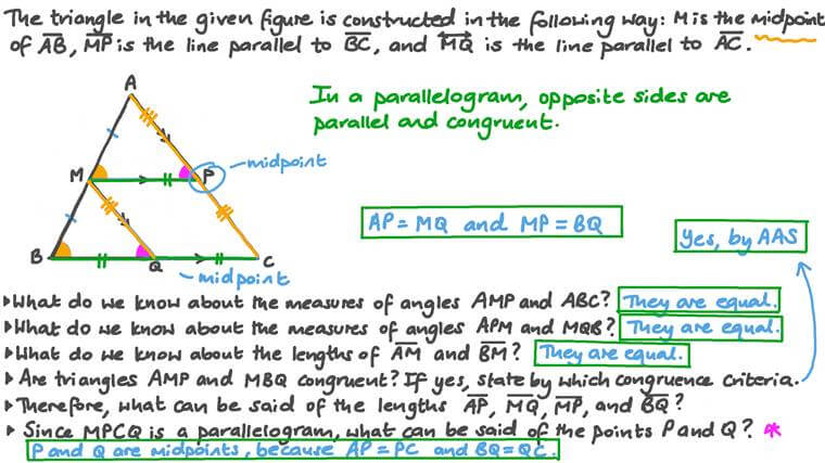 Lesson: Congruence of Triangles: ASA and AAS | Nagwa