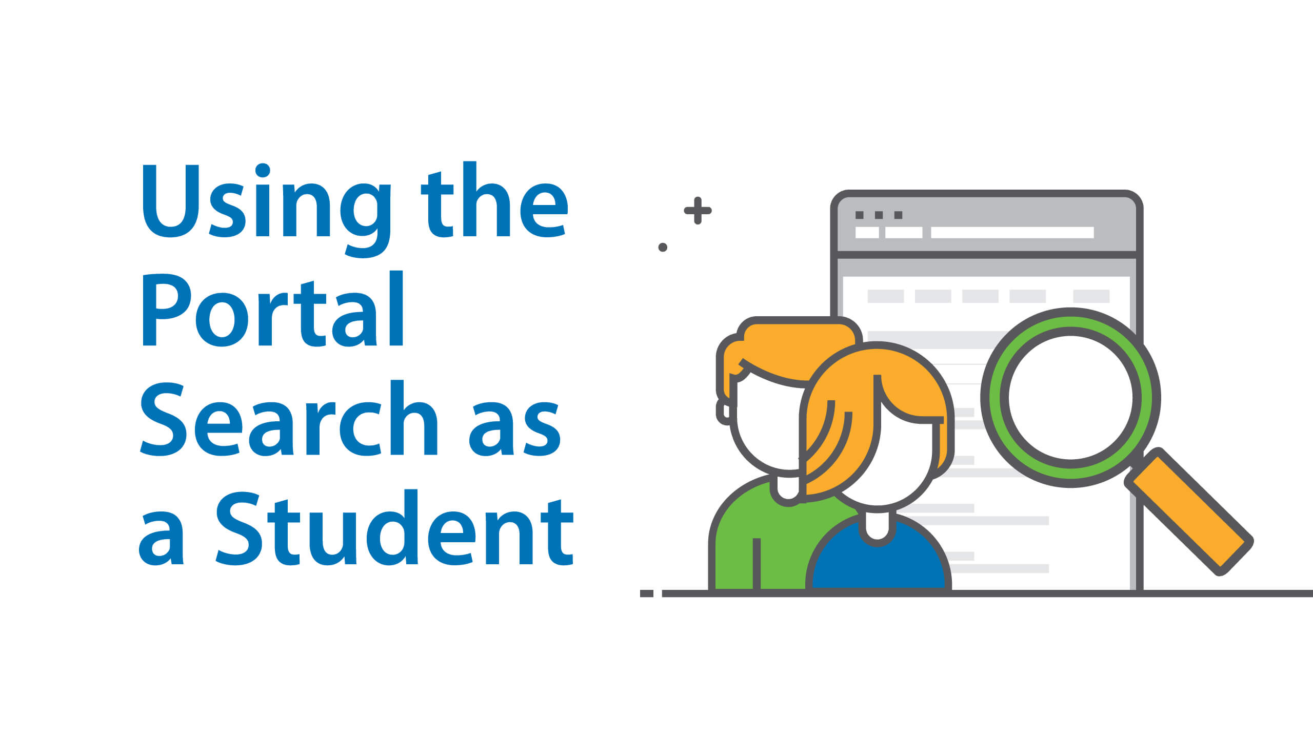 Video: Using the Portal Search as a Student | Nagwa