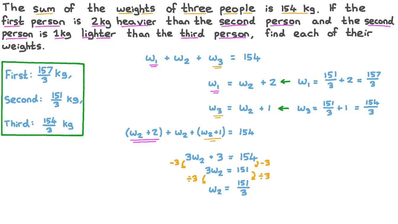 Question Video: Solving a Word Problem Using Rational Numbers | Nagwa