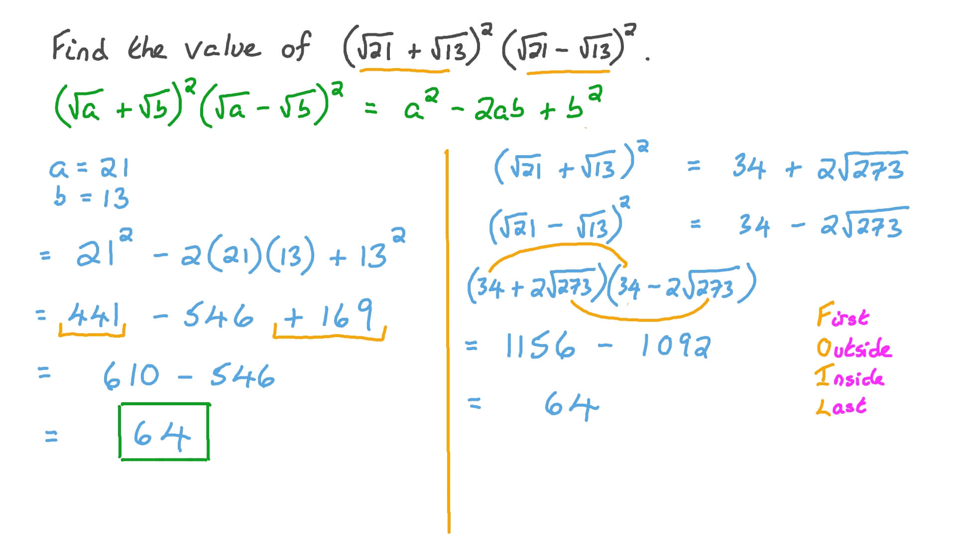 Question Video: Simplifying Numerical Expressions Using the Properties ...