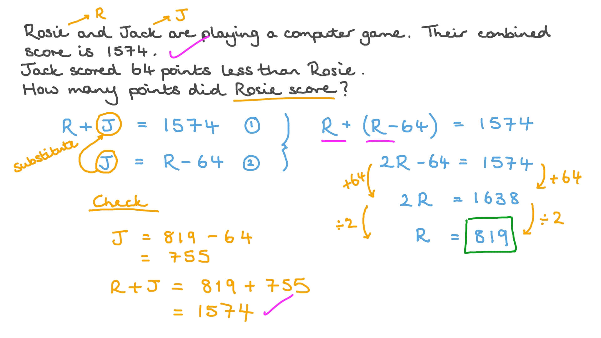 Video: GCSE Mathematics Foundation Tier Pack 4 • Paper 3 • Question 8 ...