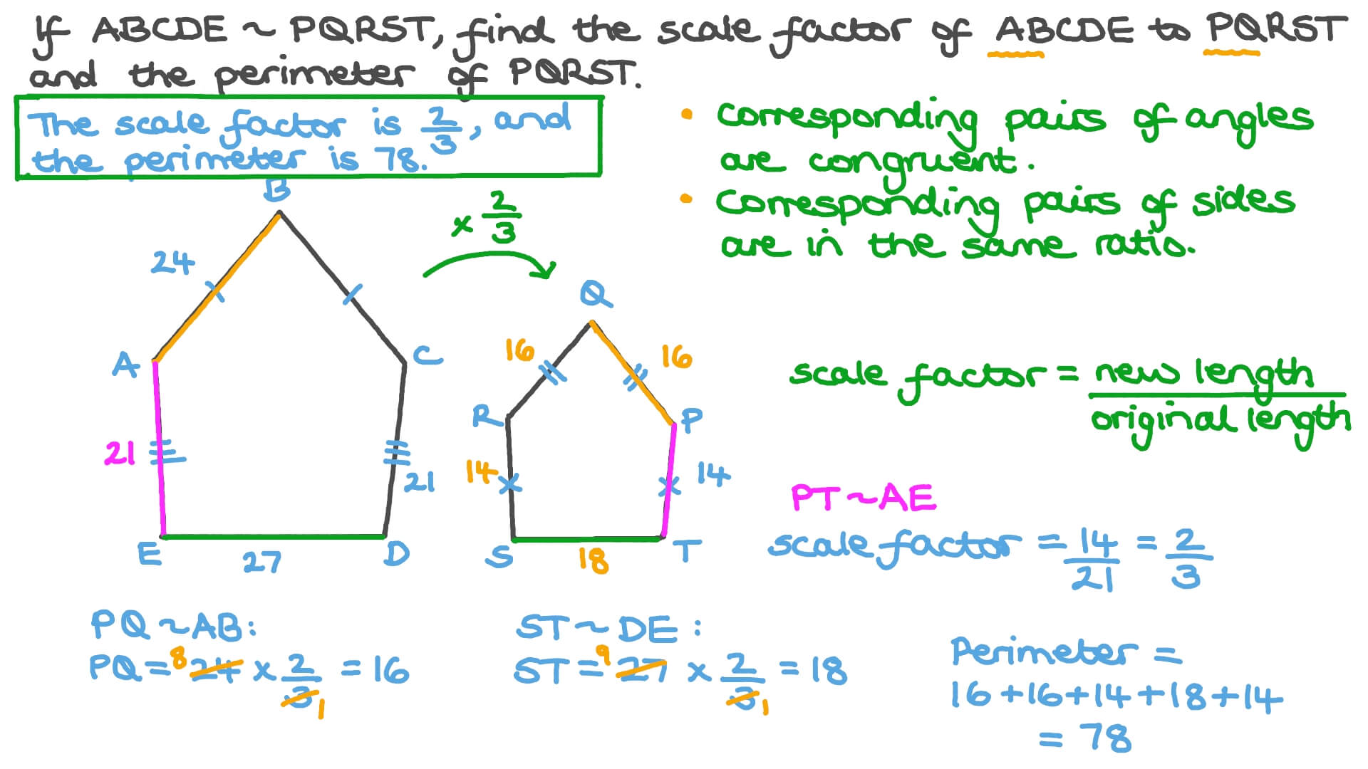 Finding Scale Factor Worksheet