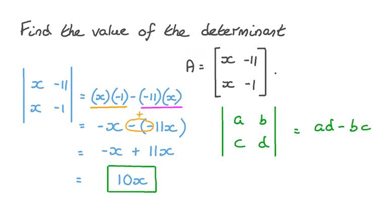 Lesson: Two-by-Two Determinants | Nagwa