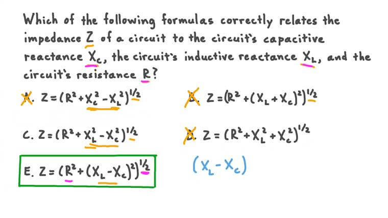 Lesson: Impedance of Alternating Current Circuits | Nagwa